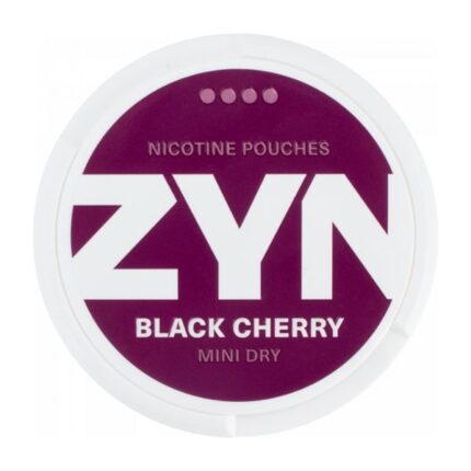 Zyn Black Cherry Extra Strong Mini Dry – Snus Delivery